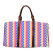 Colorful Chevron Retro Pattern Waterproof Travel Bag/Small (Model 1639 ...