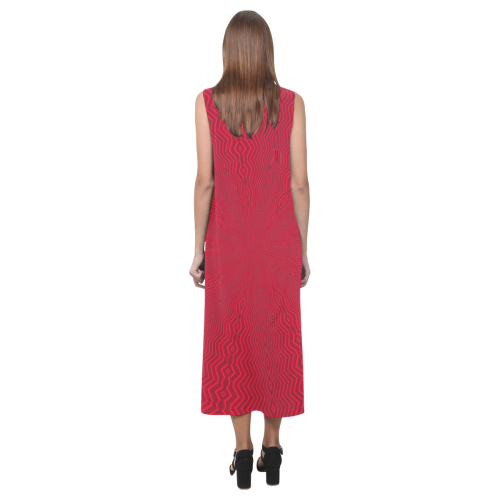 RAZZBERRY NEON Phaedra Sleeveless Open Fork Long Dress (Model D08) | ID ...