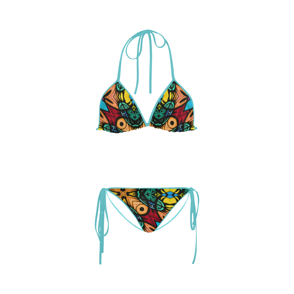 Stained Glass Custom Bikini Swimsuit | ID: D645882