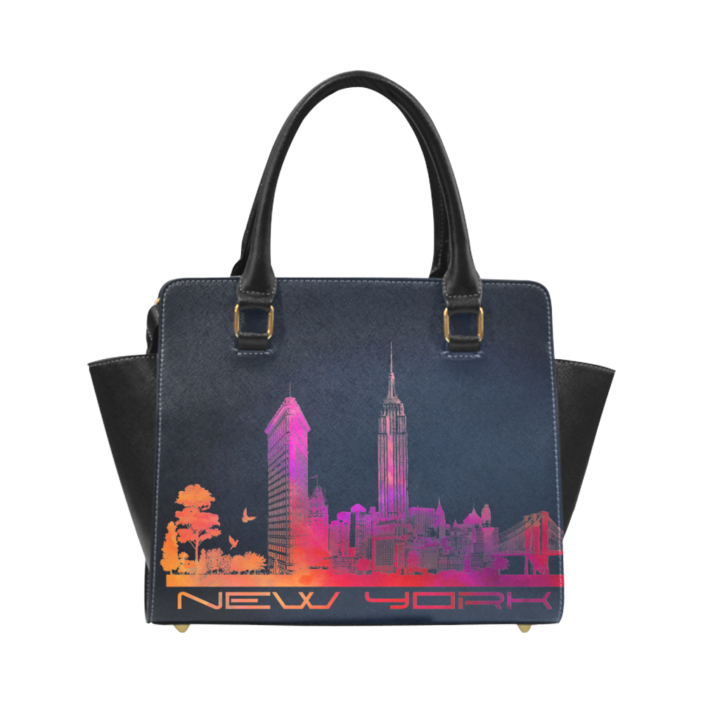 New York City skyline 4 Classic Shoulder Handbag (Model 1653) | ID: D646420