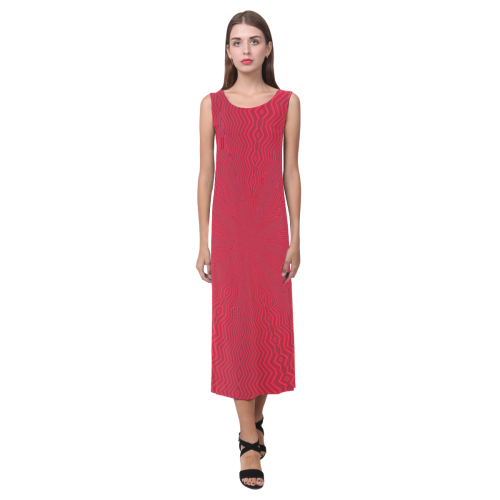 RAZZBERRY NEON Phaedra Sleeveless Open Fork Long Dress (Model D08) | ID ...