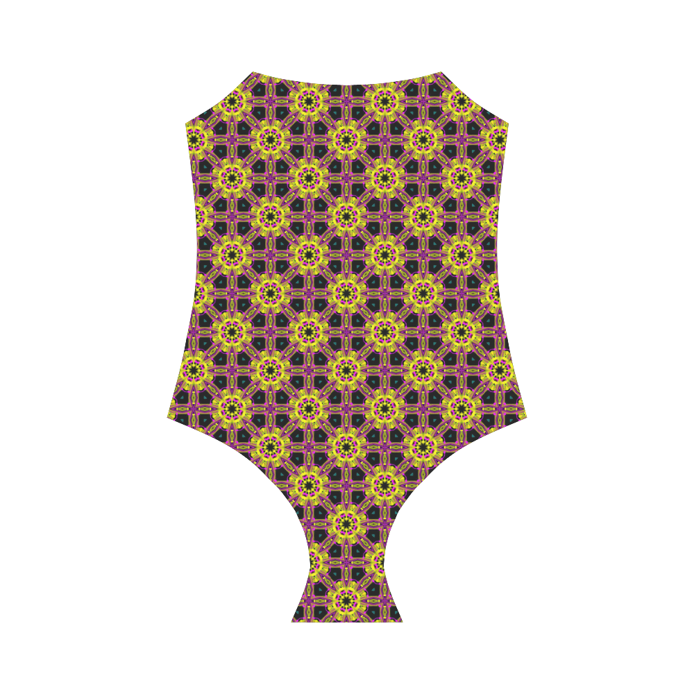 Connected Shapes Strap Swimsuit ( Model S05) | ID: D650369