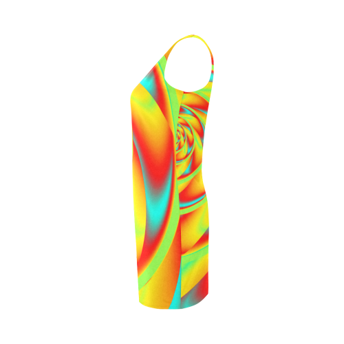 CRAZY POWER SPIRAL - neon colored Medea Vest Dress (Model D06) | ID ...