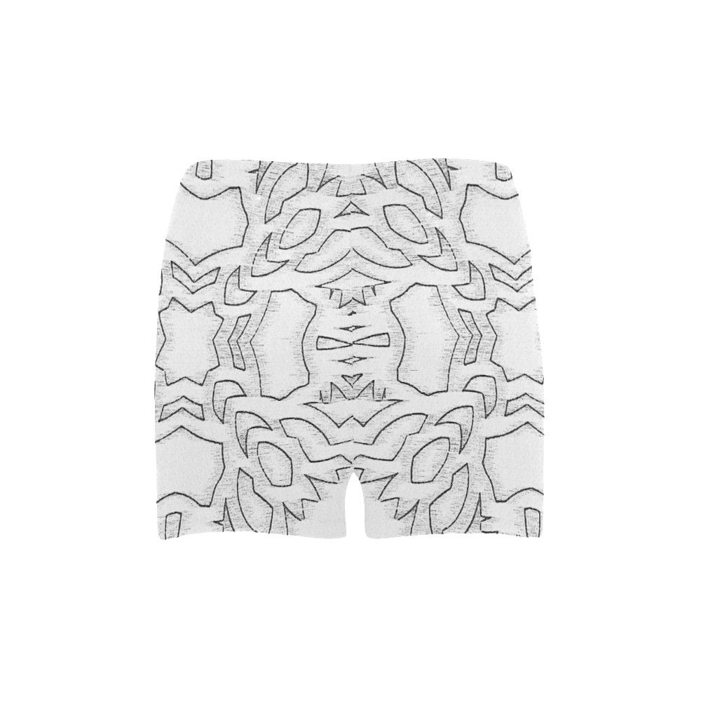 Scratchy Snowflake Briseis Skinny Shorts (Model L04) | ID: D658858