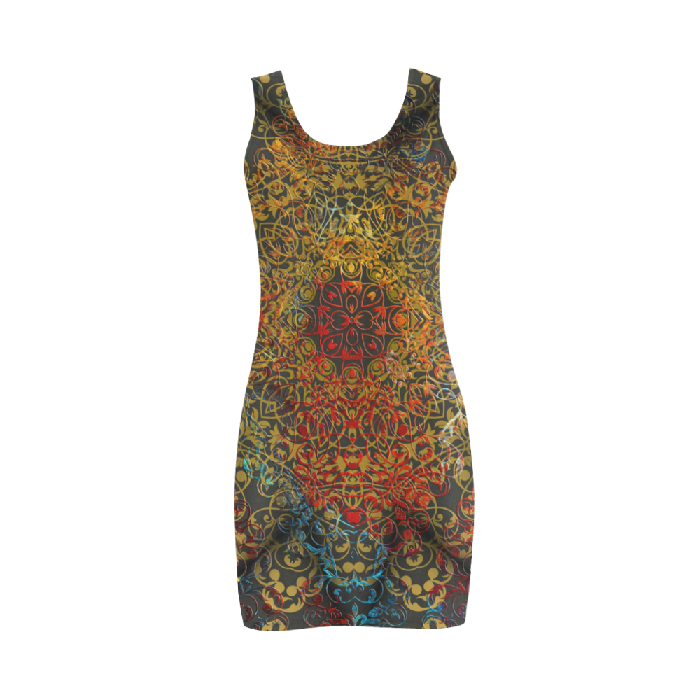 magic mandala Medea Vest Dress (Model D06) | ID: D666013
