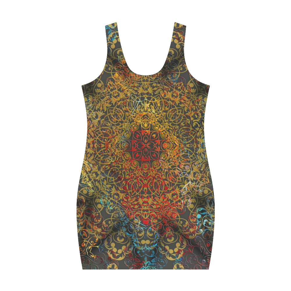magic mandala Medea Vest Dress (Model D06) | ID: D666013