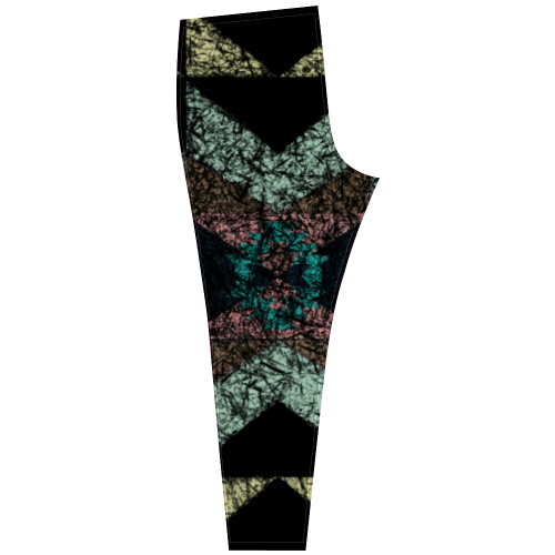 Outworn Tribal Aztec Pattern Cassandra Women's Leggings (Model L01 ...