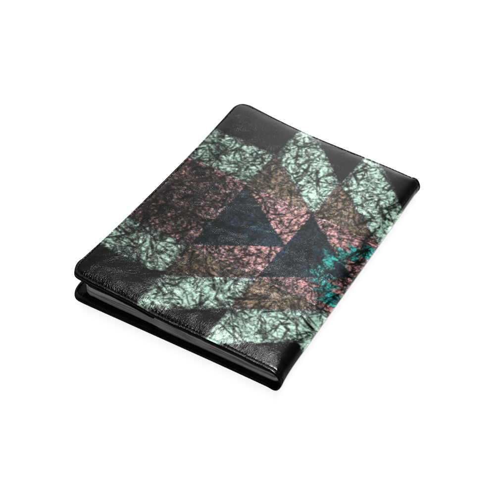 Outworn Tribal Aztec Pattern Custom NoteBook B5 | ID: D689540