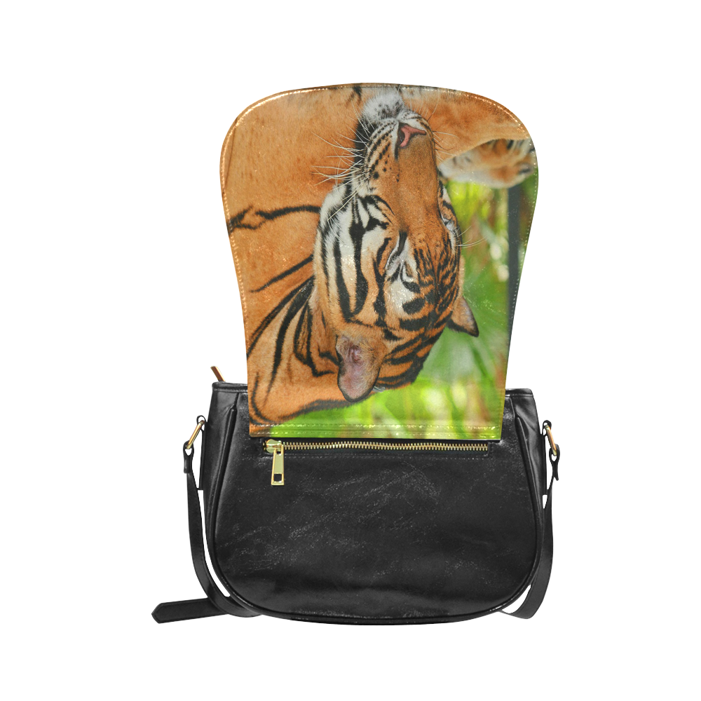 Sleeping Tiger Classic Saddle Bag/Small (Model 1648) | ID: D704276