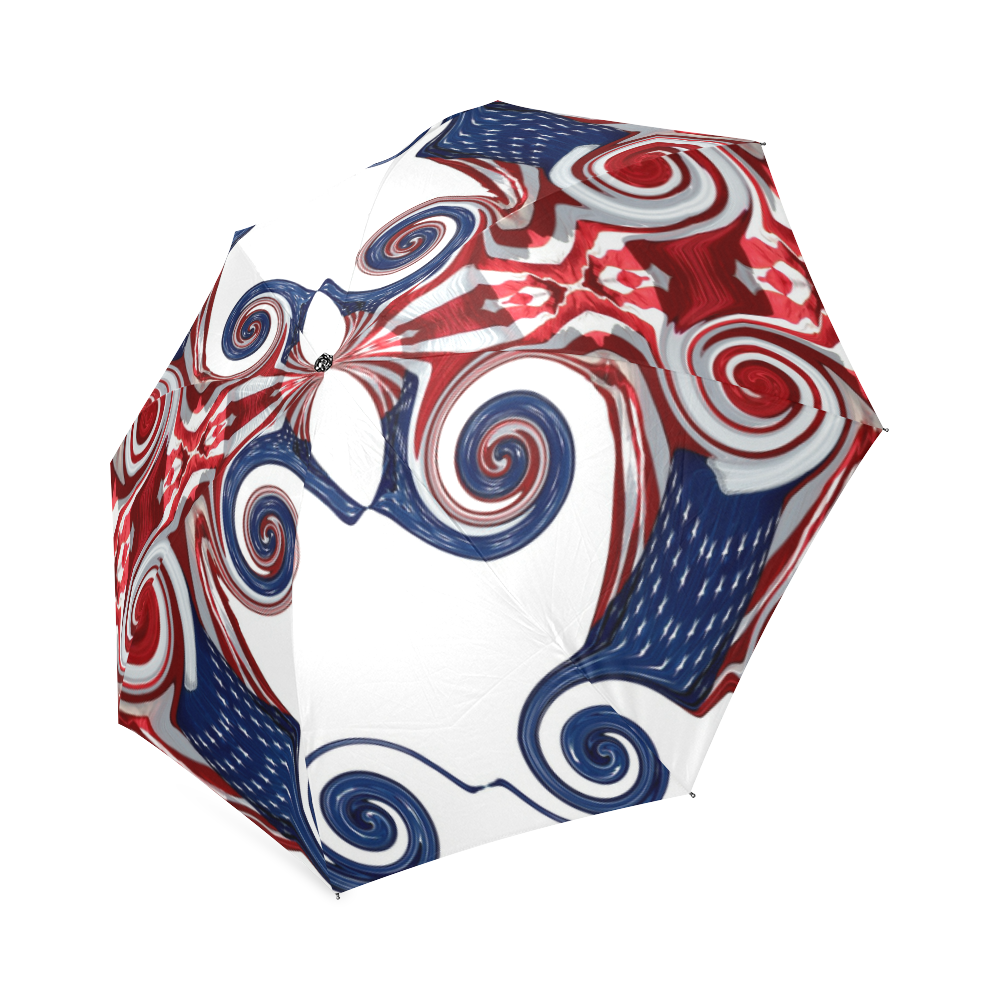PATRIOTIC: United States Flag Abstract 2 Foldable Umbrella (Model U01 ...