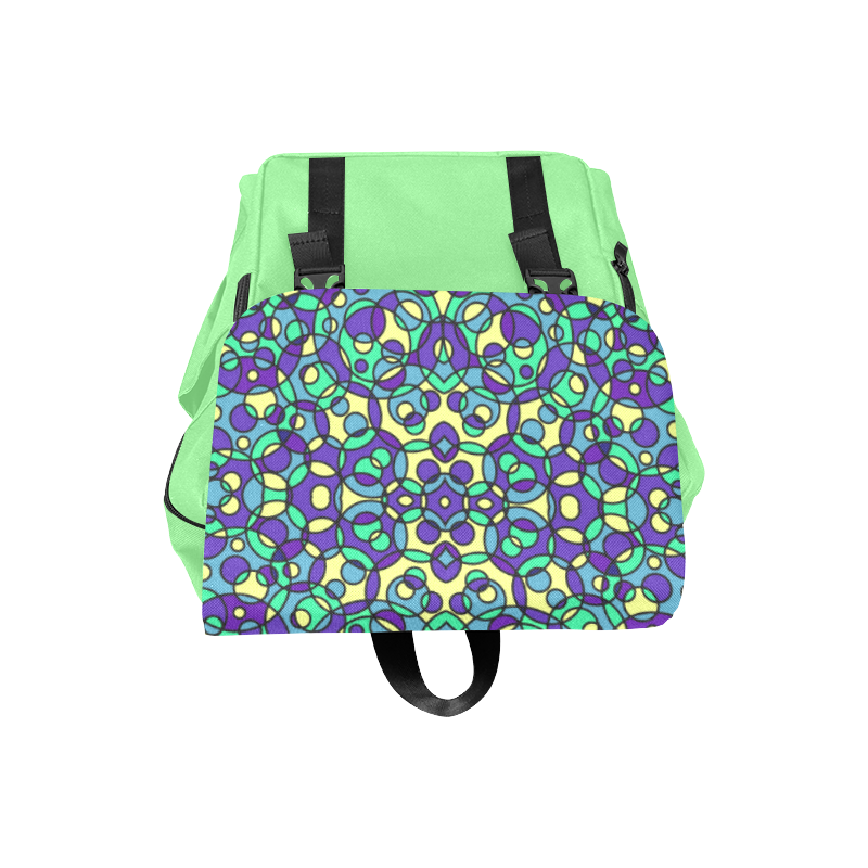 Circles 01 Casual Shoulders Backpack (Model 1623) | ID: D724461