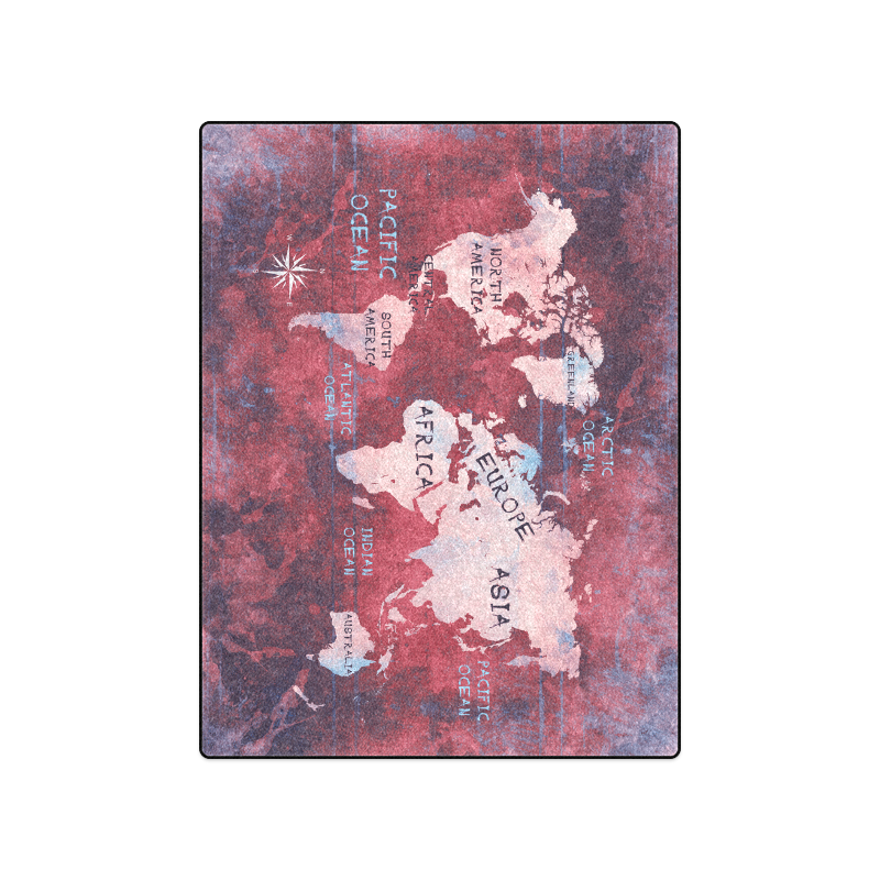 world map Blanket 50"x60" | ID: D758385