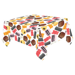 steampunk Cotton Linen Tablecloth 52"x 70" | ID: D772112