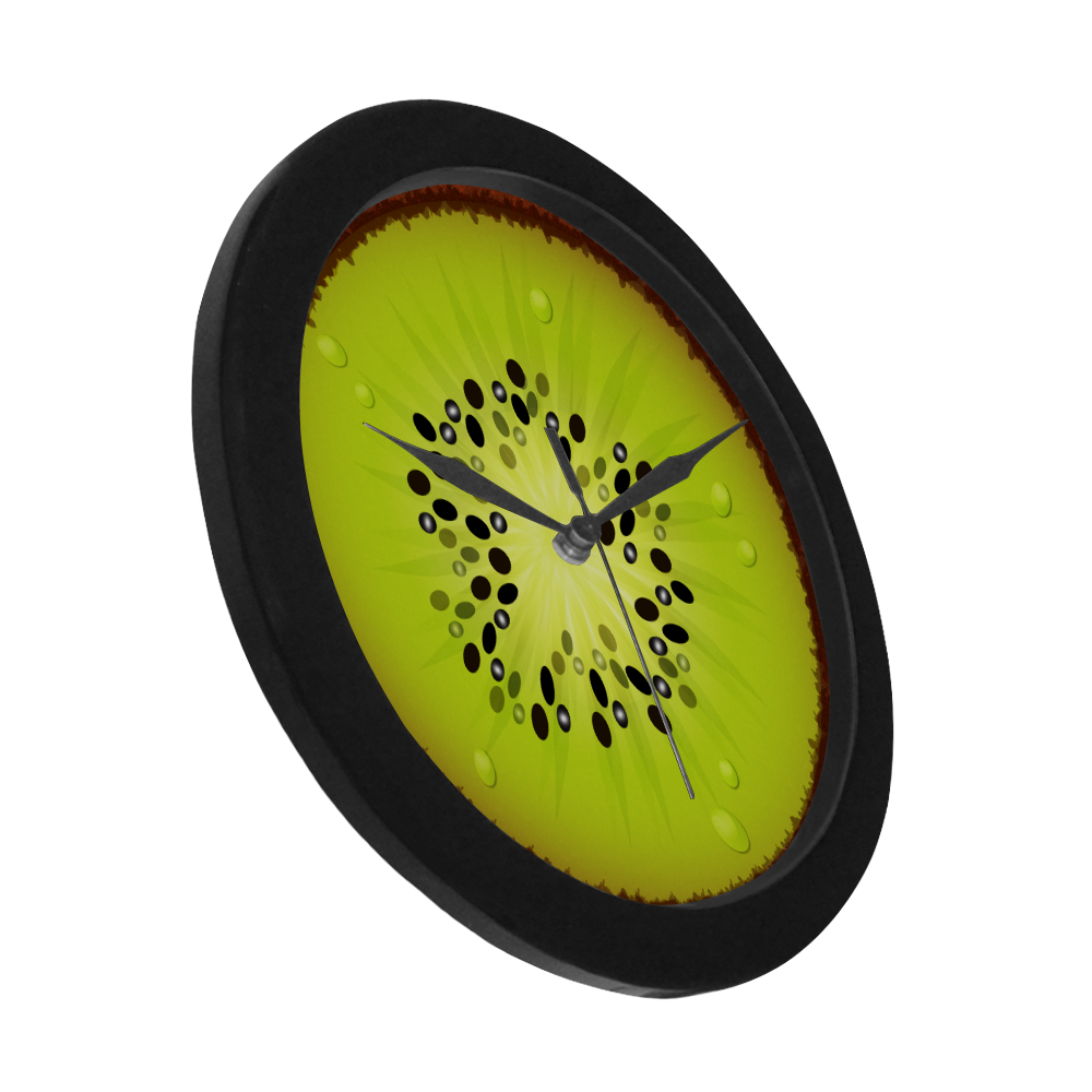 kiwi Circular Plastic Wall clock | ID: D796073
