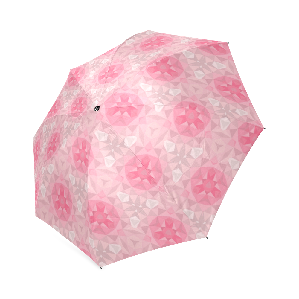 Pink Pattern Foldable Umbrella (Model U01) | ID: D802463