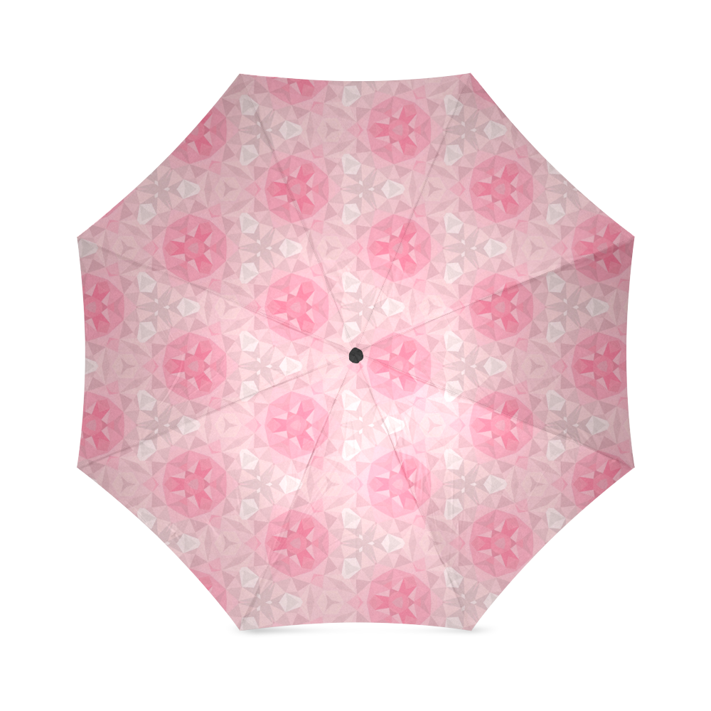 Pink Pattern Foldable Umbrella (Model U01) | ID: D802463