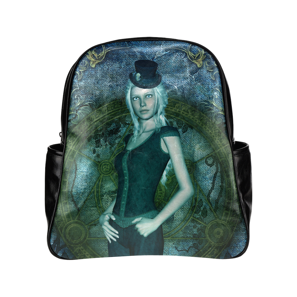 Victorian style, beautiful women Multi-Pockets Backpack (Model 1636 ...