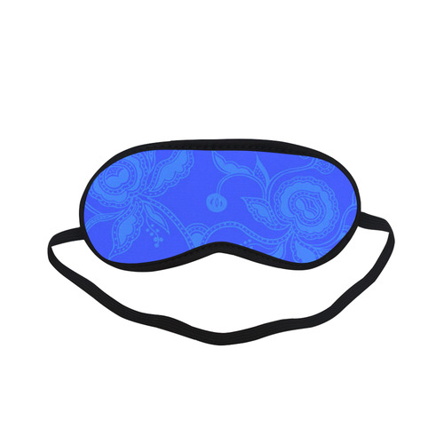 Vintage Floral Blue Sleeping Mask | ID: D829266