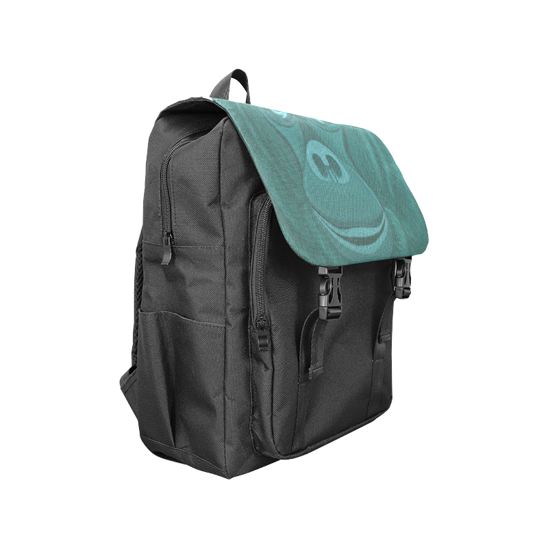 Forest Green Orangutan Casual Shoulders Backpack (Model 1623) | ID: D840688