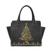 Golden Christmas Tree Rivet Shoulder Handbag (Model 1645) | ID: D852819