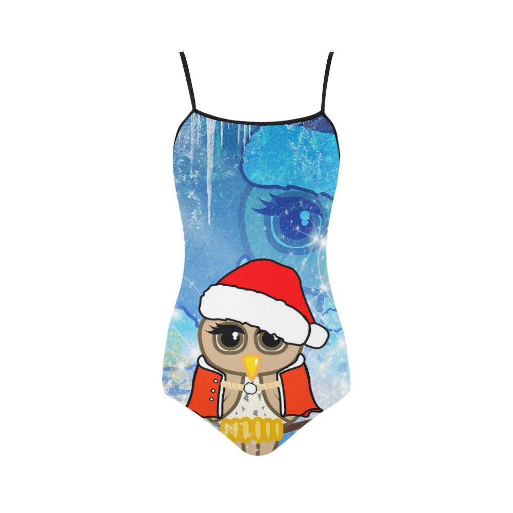 Christmas owls Strap Swimsuit ( Model S05) | ID: D862122