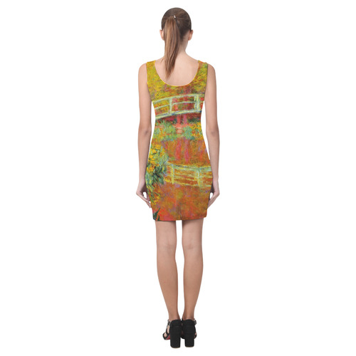 Monet Japanese Bridge Reflection Medea Vest Dress (Model D06) | ID: D876113