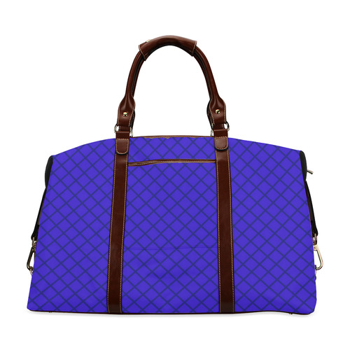 blue diamonds Classic Travel Bag (Model 1643) Remake | ID: D899433