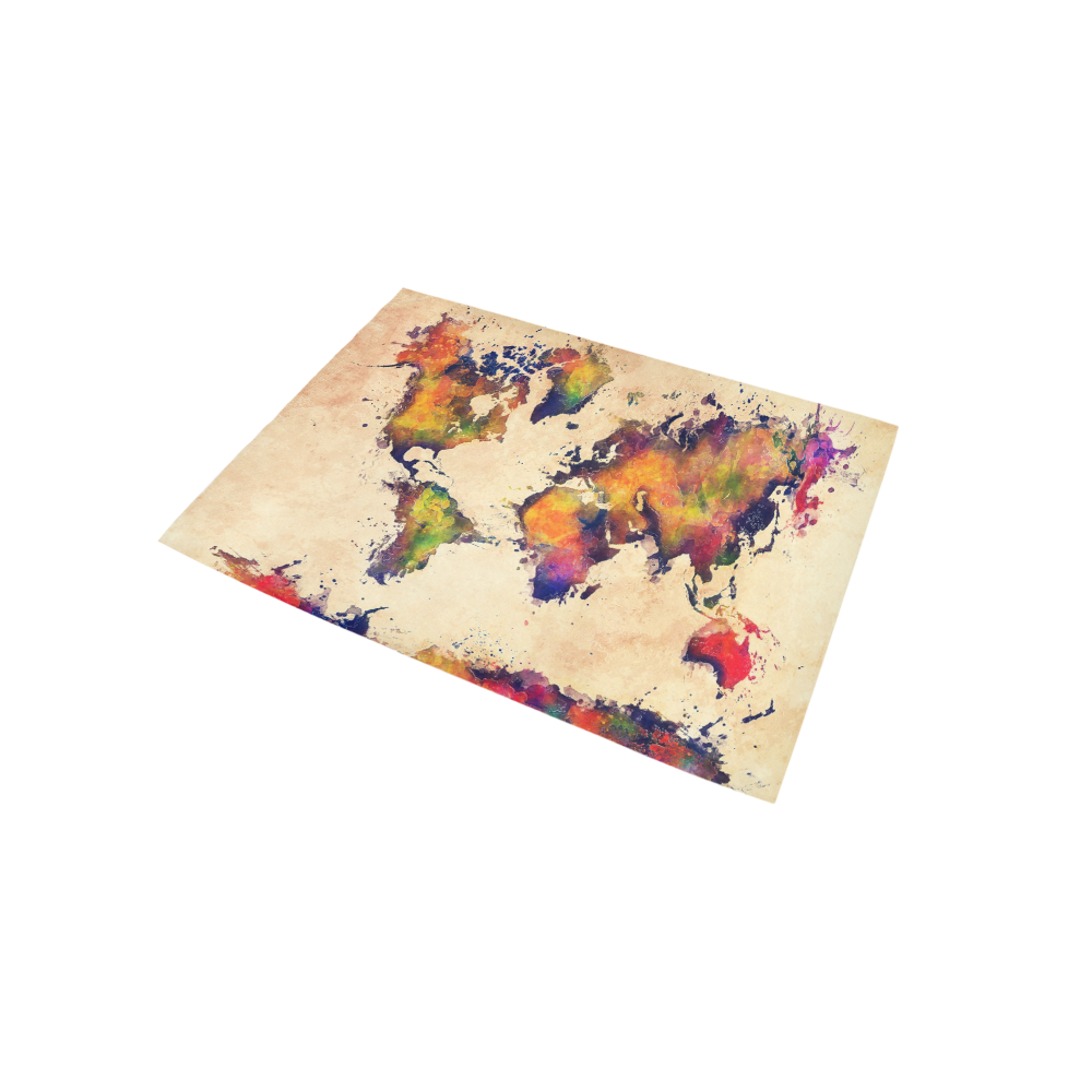 world map Area Rug 5'x3'3'' | ID: D935017