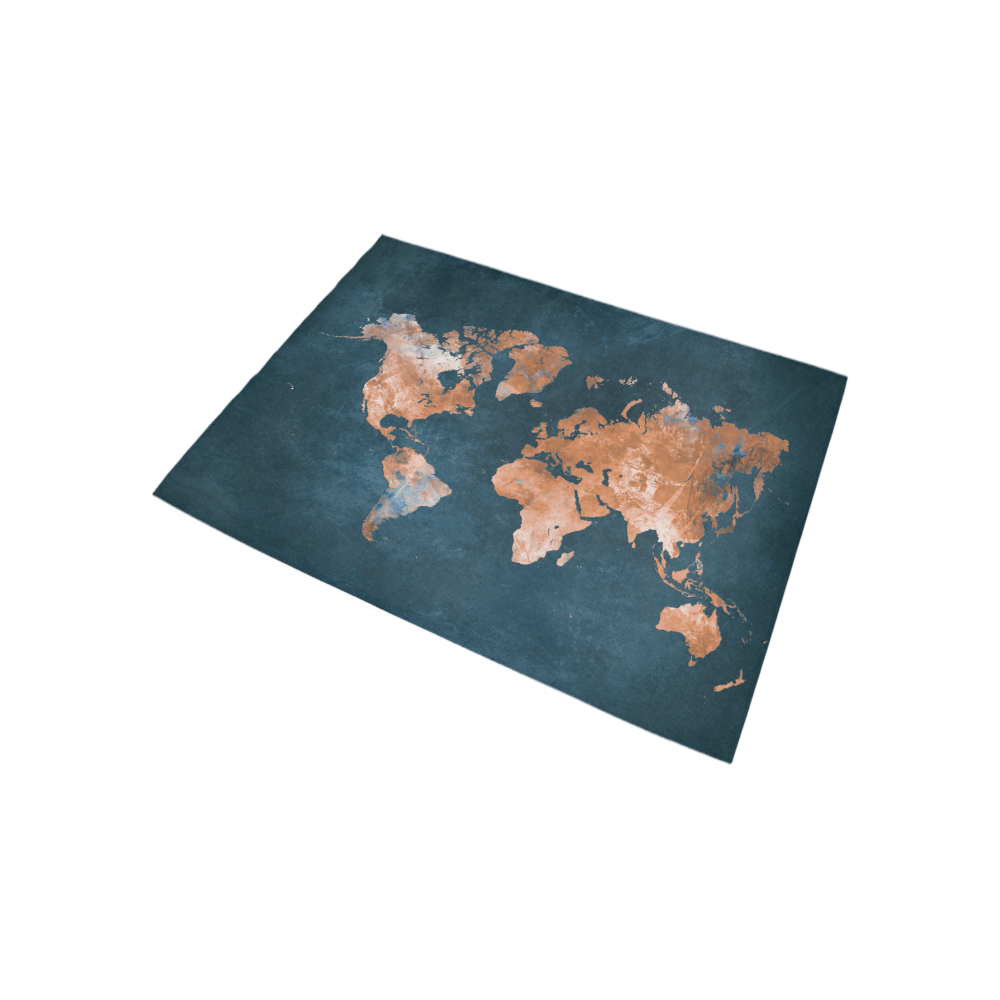 world map Area Rug 5'3''x4' | ID: D934751