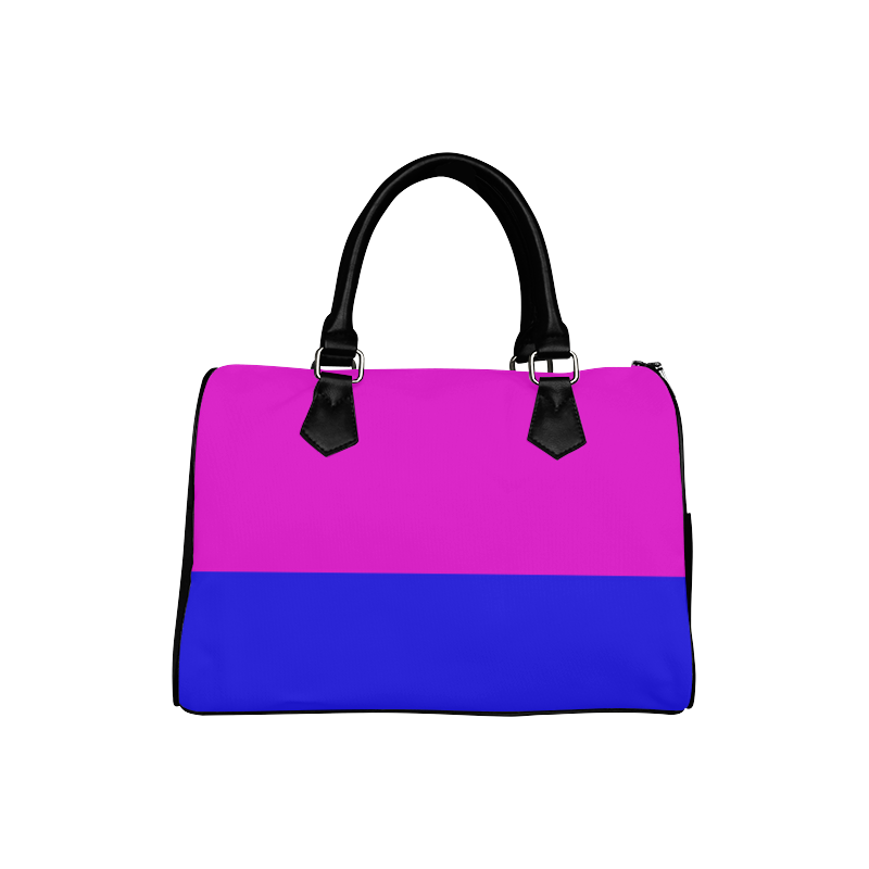 blue pink Boston Handbag (Model 1621) | ID: D948681