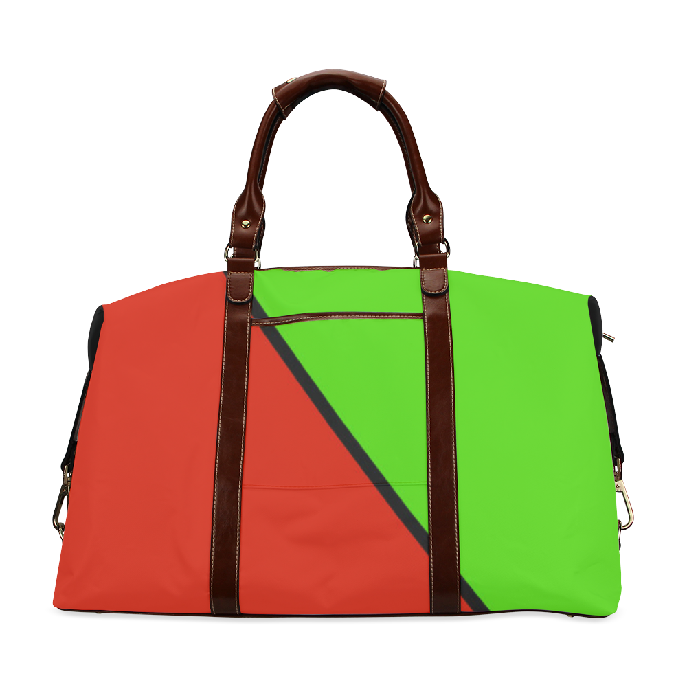 diagonal temp red green Classic Travel Bag (Model 1643) Remake | ID ...