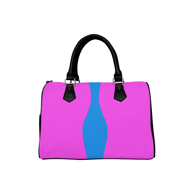 hourglass pink blue Boston Handbag (Model 1621) | ID: D949186
