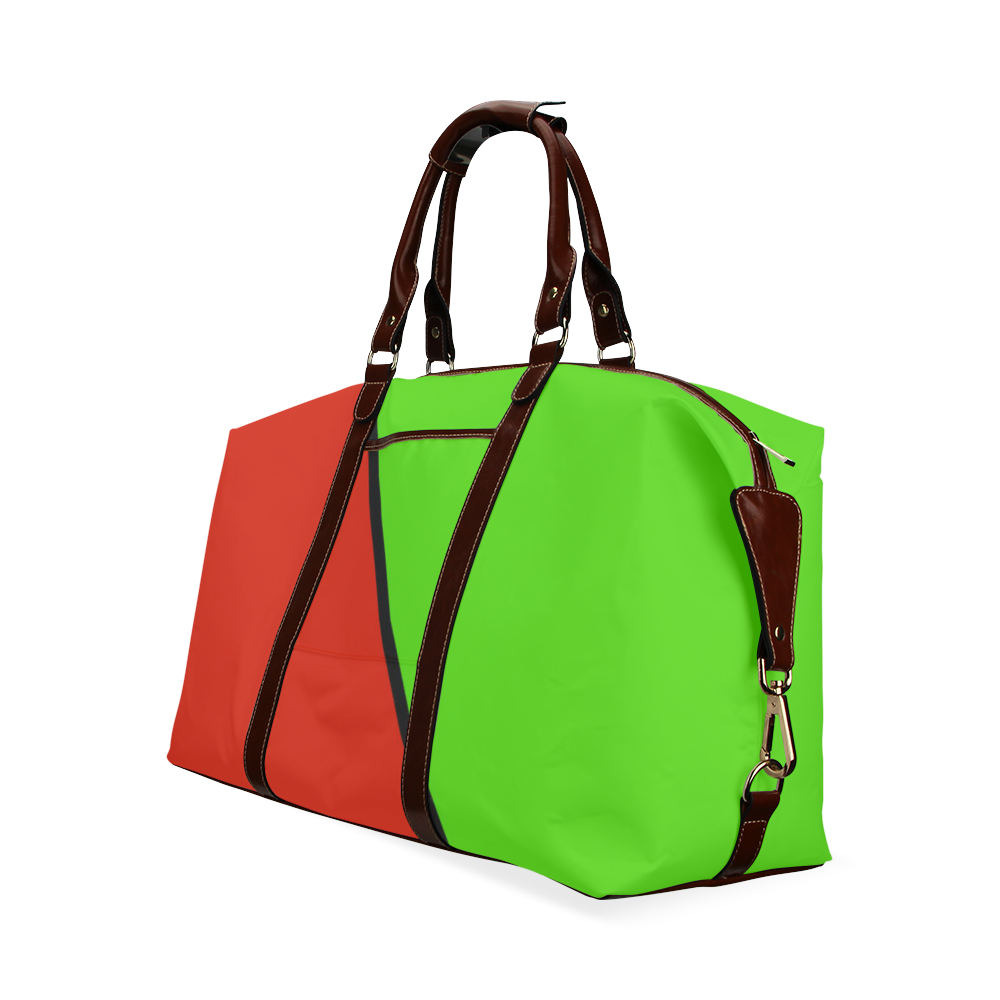 diagonal temp red green Classic Travel Bag (Model 1643) Remake | ID ...
