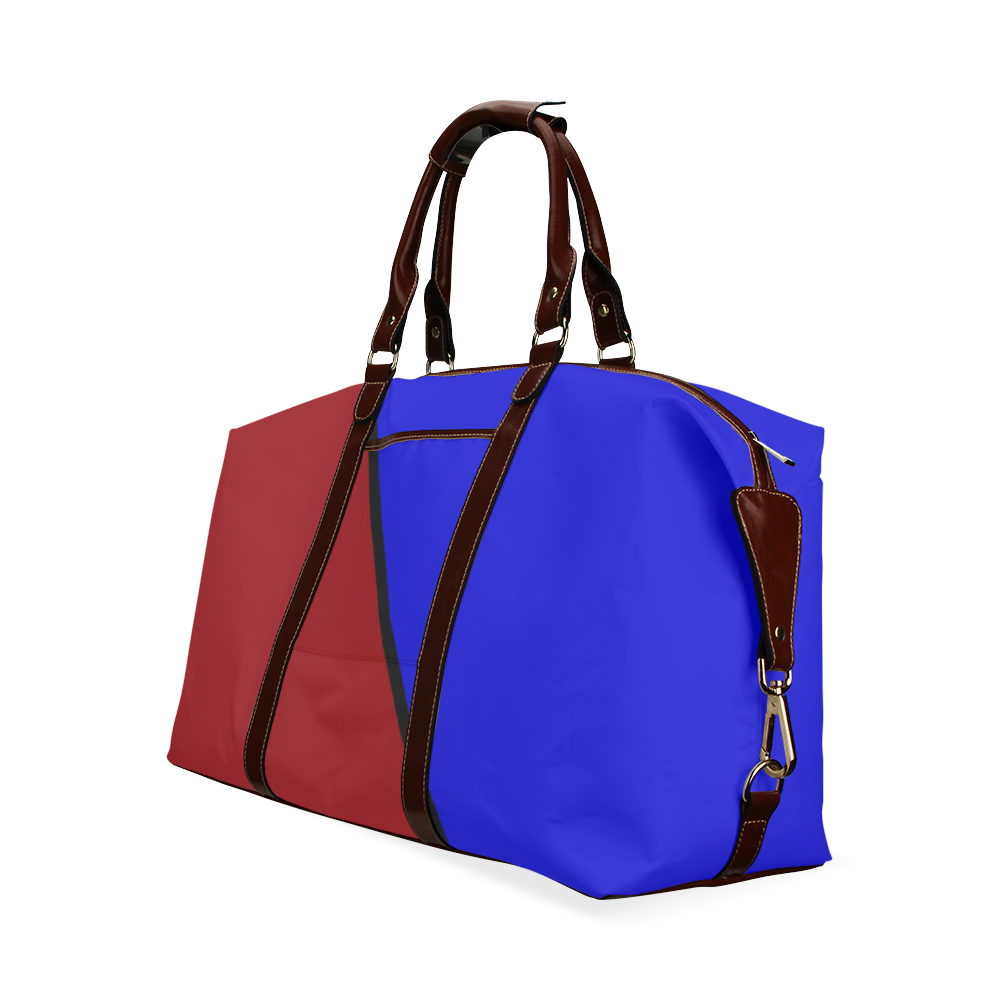 diagonal temp blue red Classic Travel Bag (Model 1643) Remake | ID: D952729