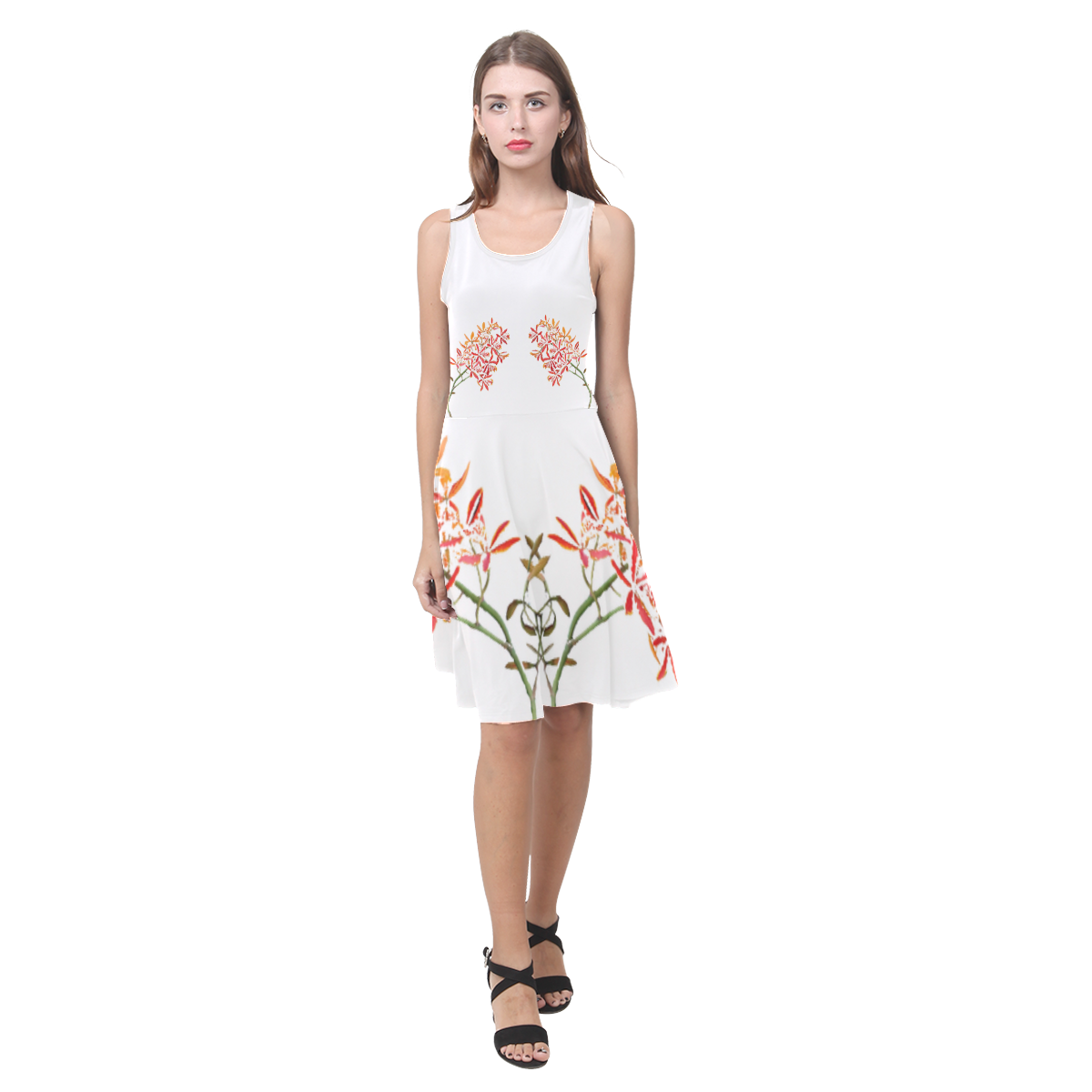 orchid mask Atalanta Casual Sundress(Model D04) | ID: D964928