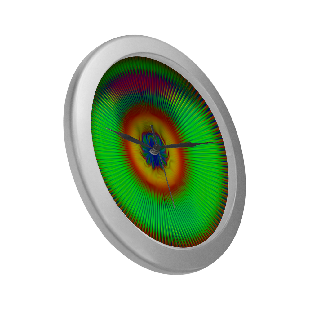 sd lefiji Silver Color Wall Clock | ID: D974500