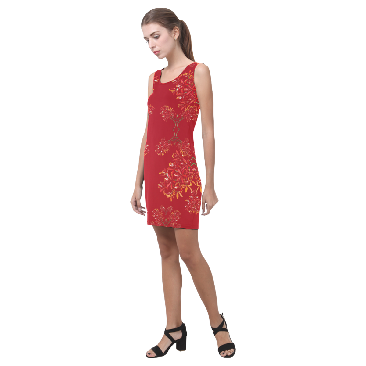 solid 5 Medea Vest Dress (Model D06) | ID: D979786