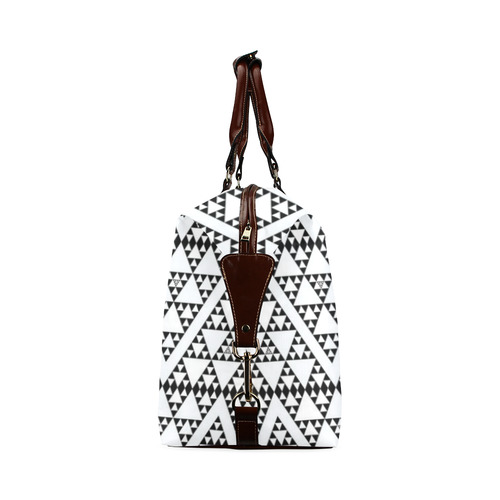 triangles in triangles pattern Classic Travel Bag (Model 1643) Remake ...