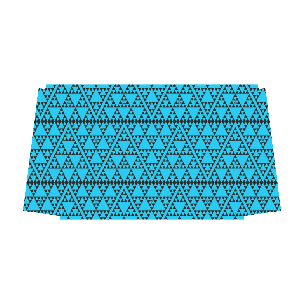 triangles in triangles pattern blk blue Classic Travel Bag (Model 1643) Remake | ID: D1019728