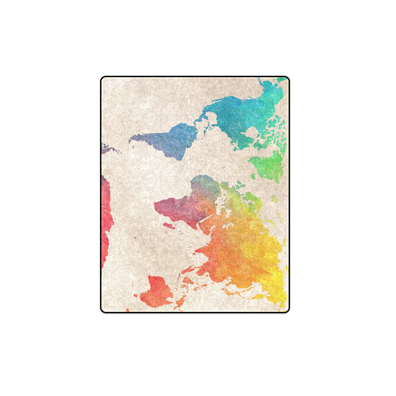 world map Blanket 40"x50" | ID: D1022580