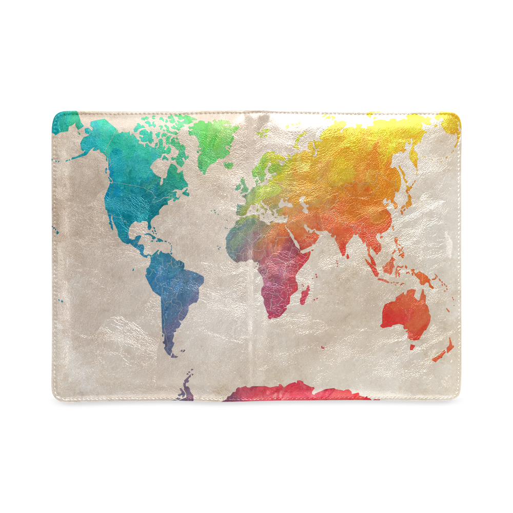 world map Custom NoteBook A5 | ID: D1022730