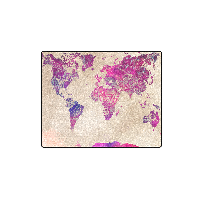 world map Blanket 40"x50" | ID: D1022655