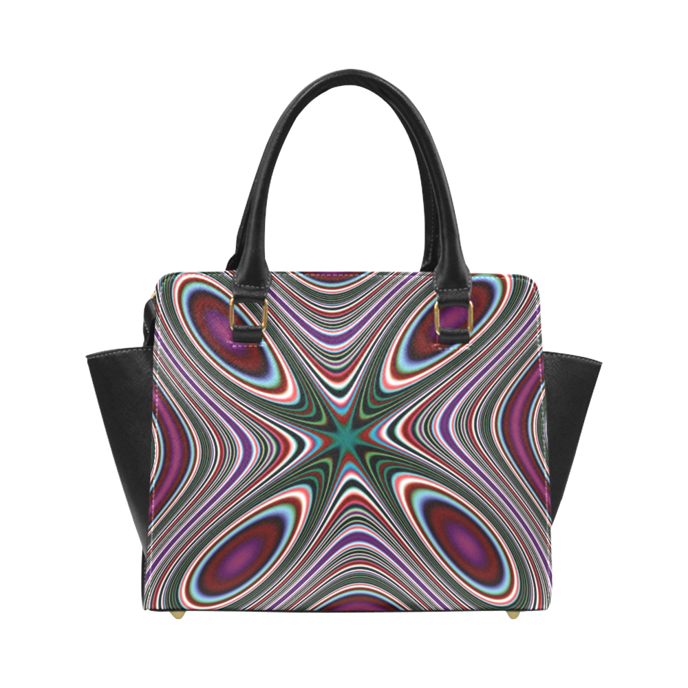 Abstract Art Classic Shoulder Handbag (Model 1653) | ID: D1038003