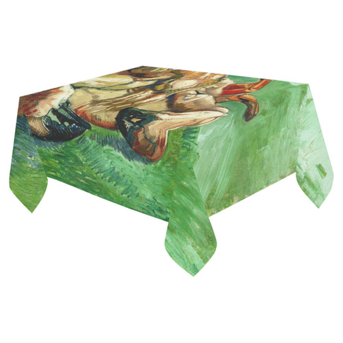 Van Gogh Crab On Its Back Fine Art Cotton Linen Tablecloth 52"x 70 ...