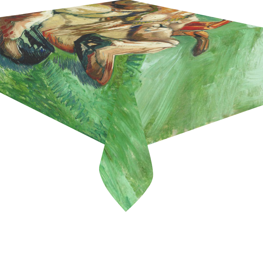 Van Gogh Crab On Its Back Fine Art Cotton Linen Tablecloth 52"x 70 ...