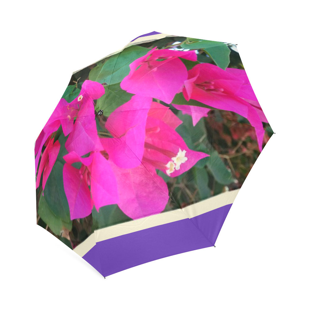 Palms springs fuchias umbrella Purple Foldable Umbrella (Model U01 ...