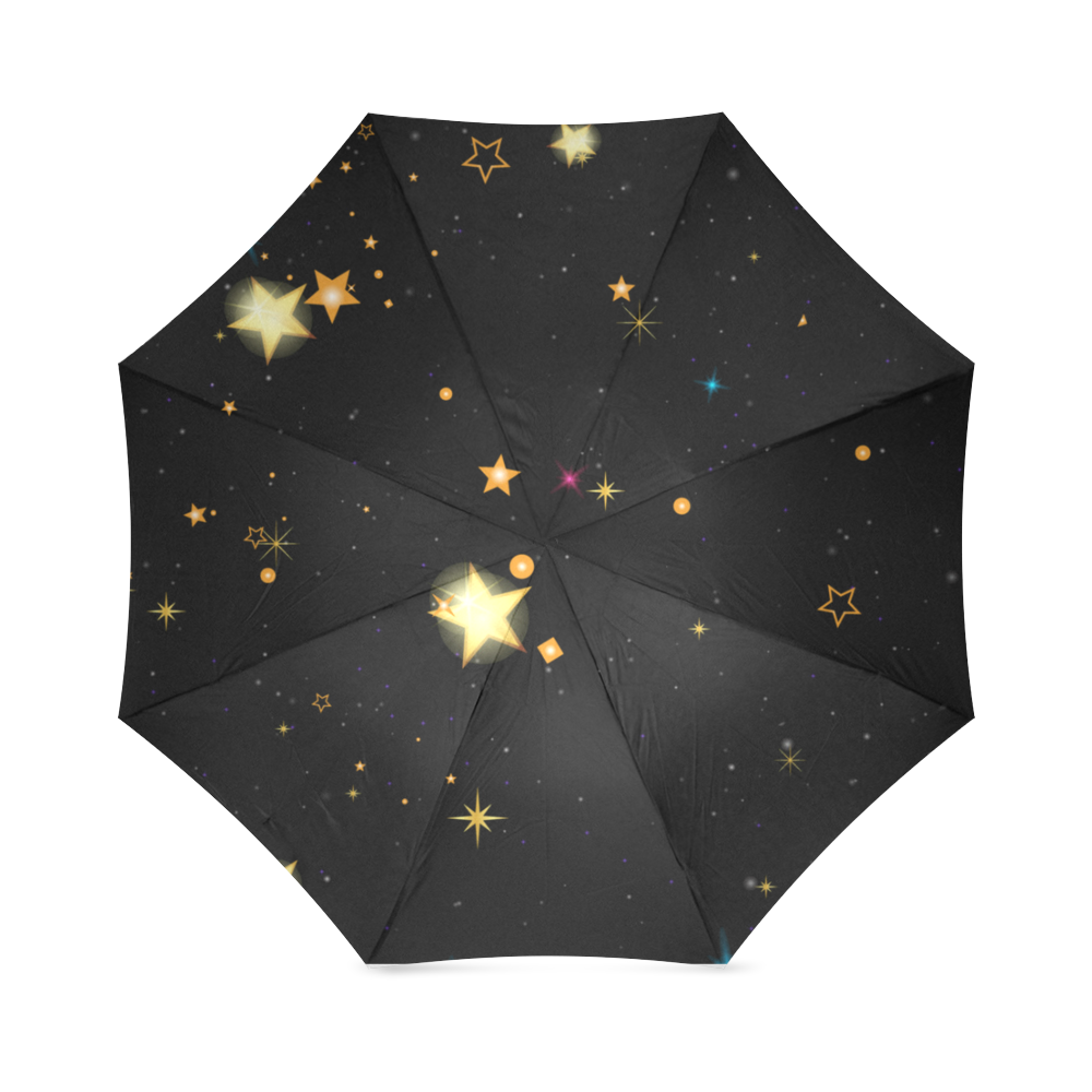 Beautiful Starry Night Star Sky Foldable Umbrella (Model U01) | ID ...