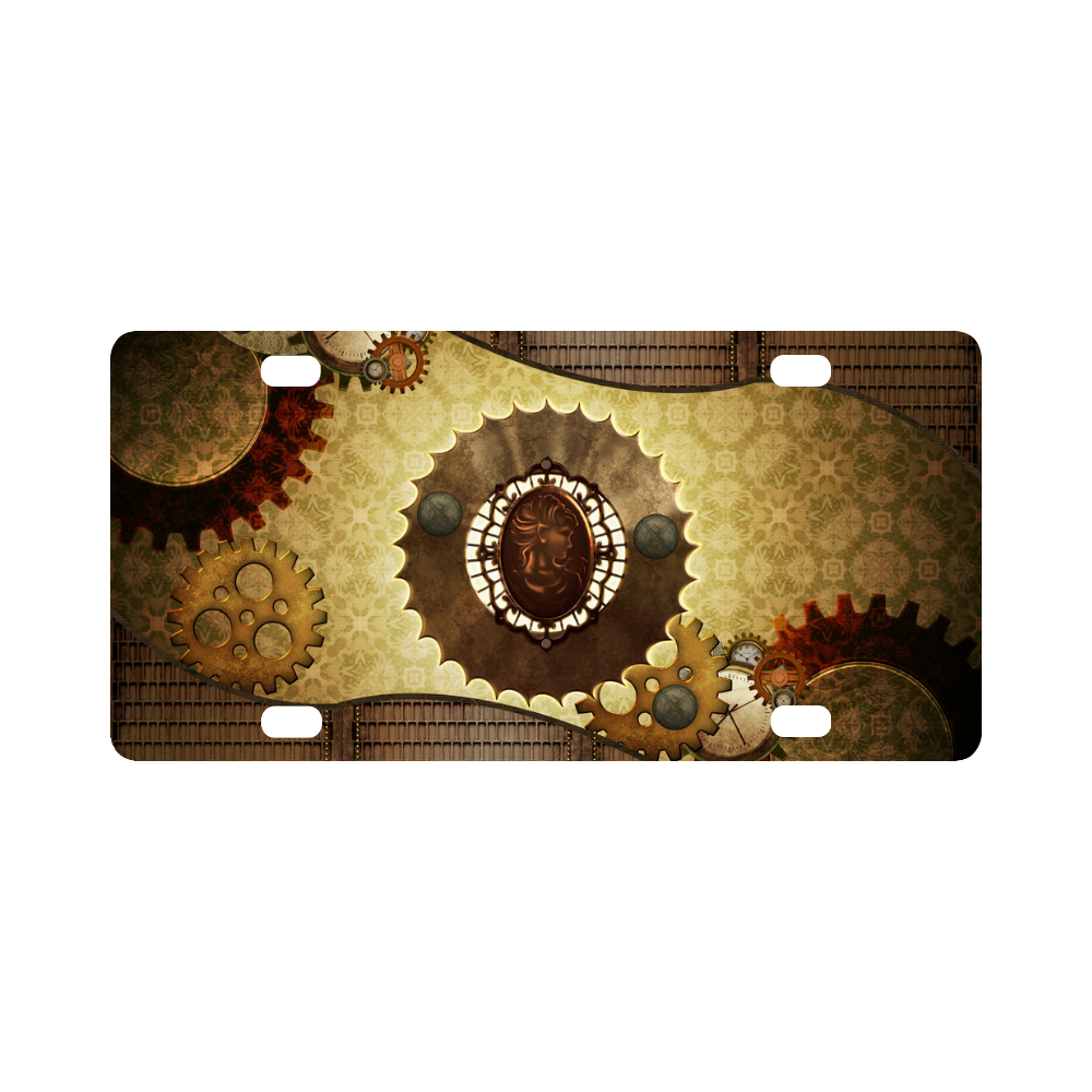 Steampunk, the noble design Classic License Plate | ID: D1101220