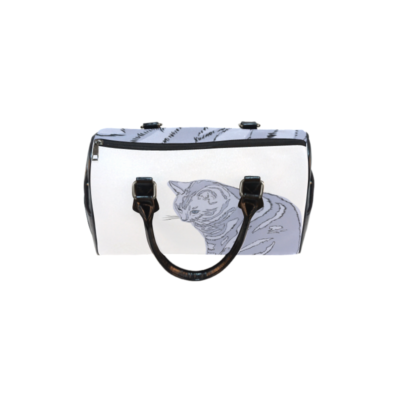 Blue Cat Boston Handbag (Model 1621) | ID: D1121064