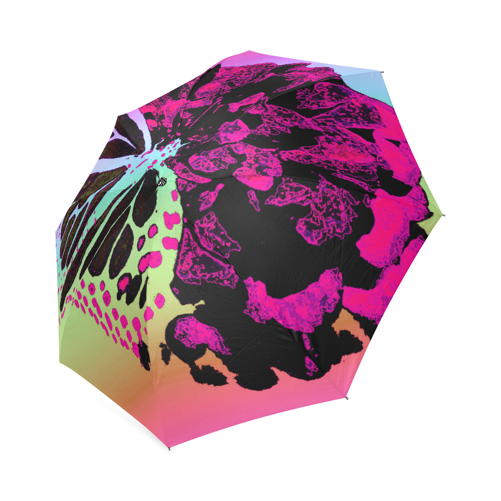 RAINBOW FLY 2 Foldable Umbrella (Model U01) | ID: D1123707